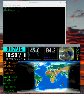 HAM-Clock auf dem Raspberry Pi - DH7MG