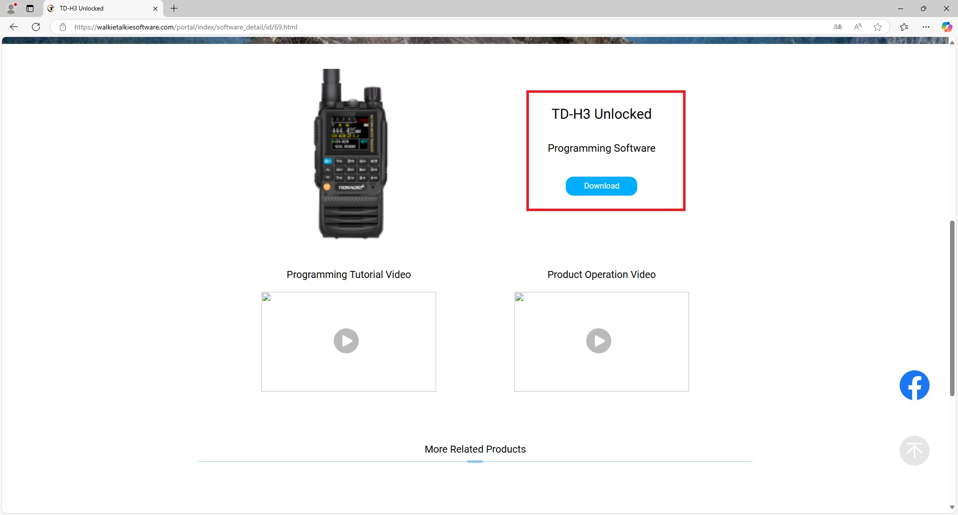 Tidradio TD-H3* -Firmwareupdate- DH7MG